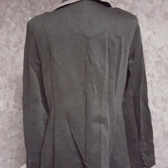 CAbi | Jackets & Coats | Cabi Gray Ponte Blazer 330 Medium | Poshmark